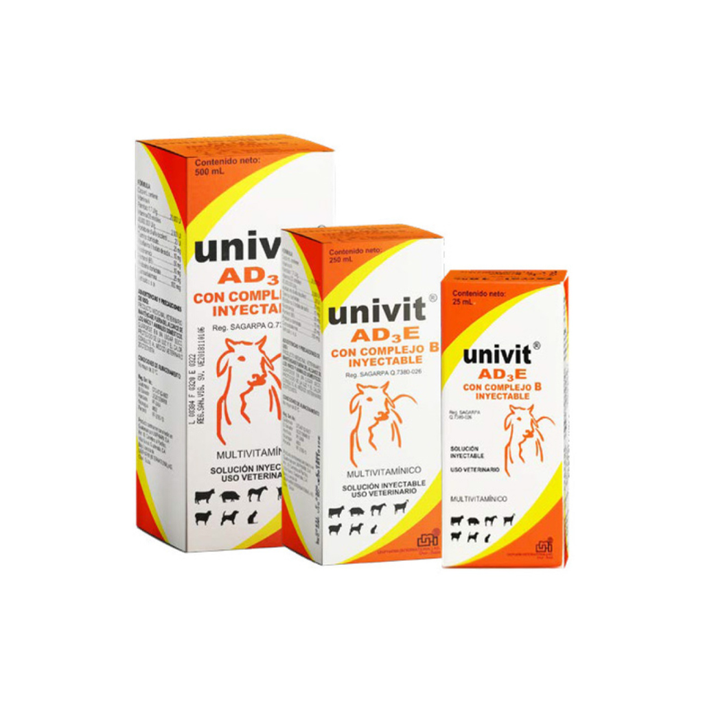 VITAMINA UNIVIT AD3E CON COMPLEJO B | El Rejo Web