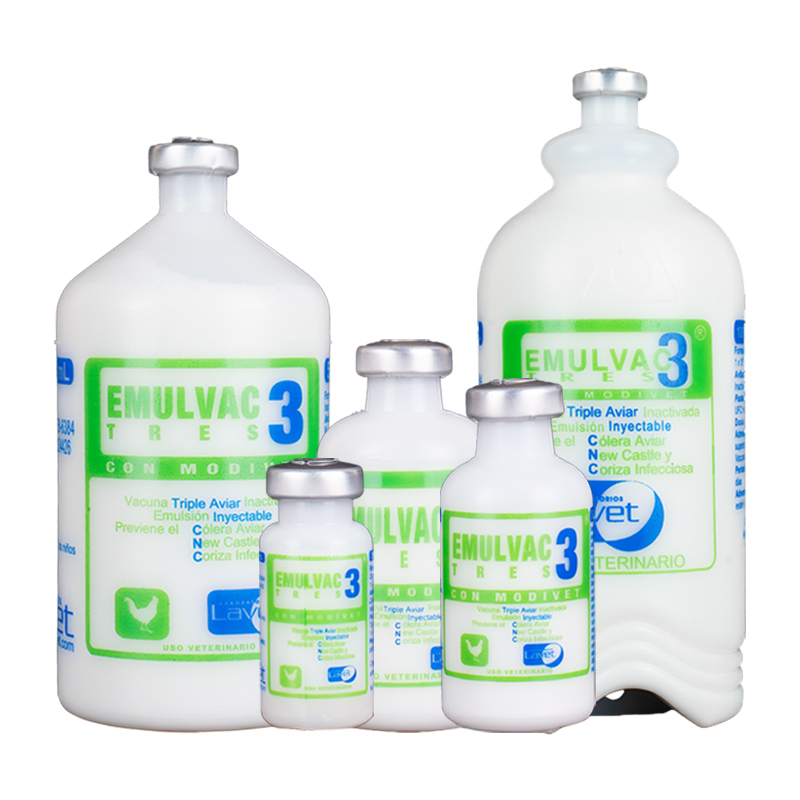 VACUNA EMULVAC TRIPLE AVIAR INYECTADA LAVET | El Rejo Web
