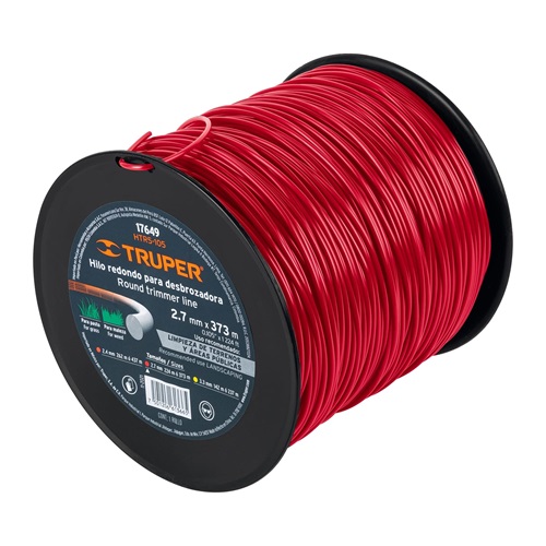 HILO TRUPER PARA CHAPEADORA CARRETE ROJO 2.7 MM * 373 METROS | El Rejo Web