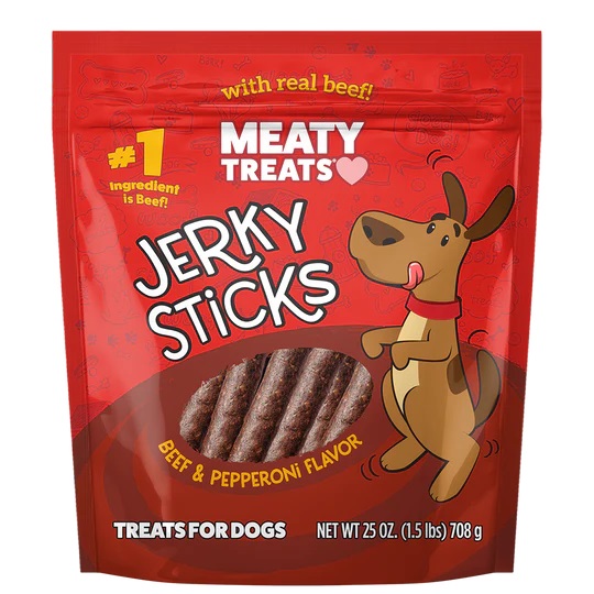 MEATY TREATS JERRY STICKS 2.5 ONZ | El Rejo Web