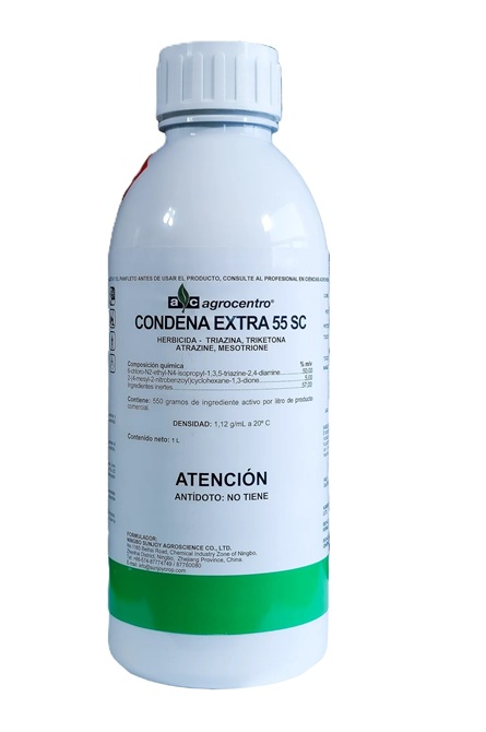 HERBICIDA CONDENA EXTRA 55 SC ATRAZINA + MESOTRIONA 1 LITRO | El Rejo Web