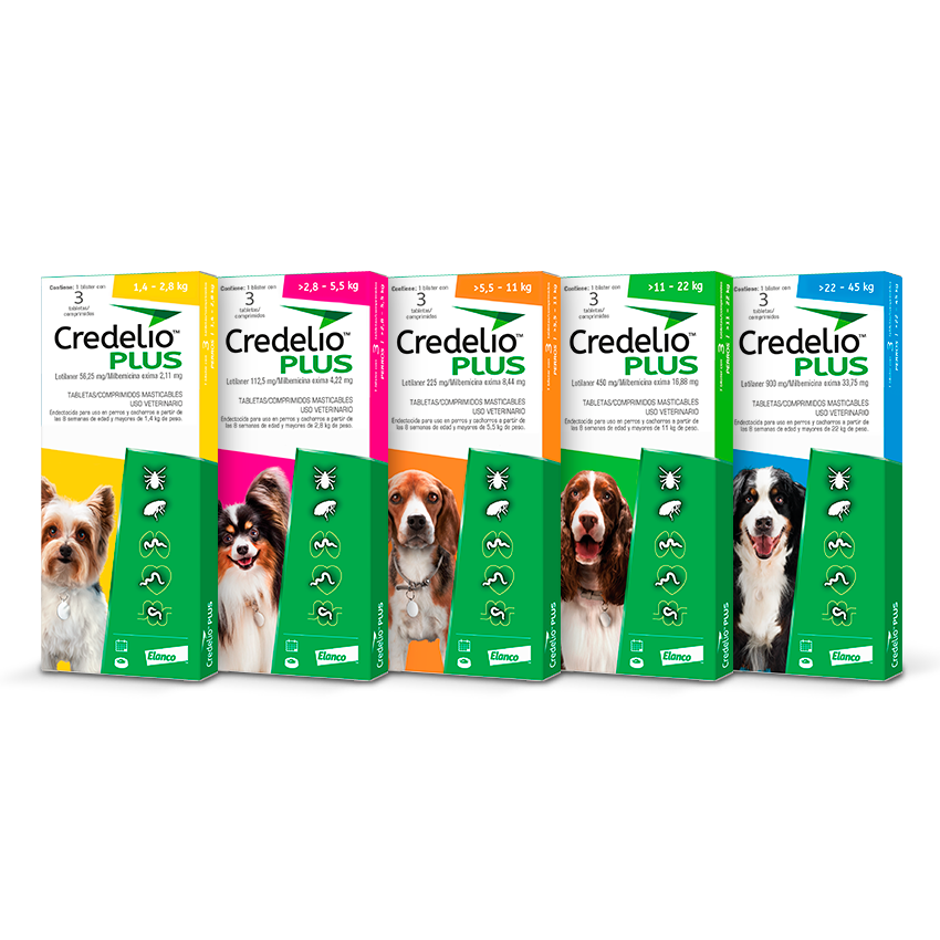 TABLETAS MASTICABLES ANTIPULGAS CREDELIO PLUS x 3 UNIDADES | El Rejo Web