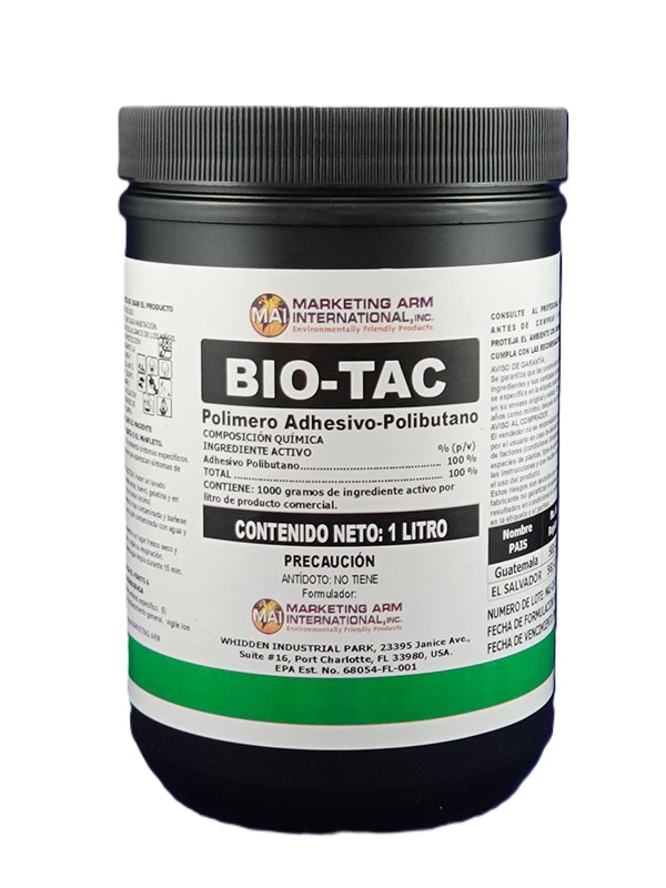 ADHESIVO PARA MONITOREO DE INSECTOS PINTABLE BIO TAC | El Rejo Web