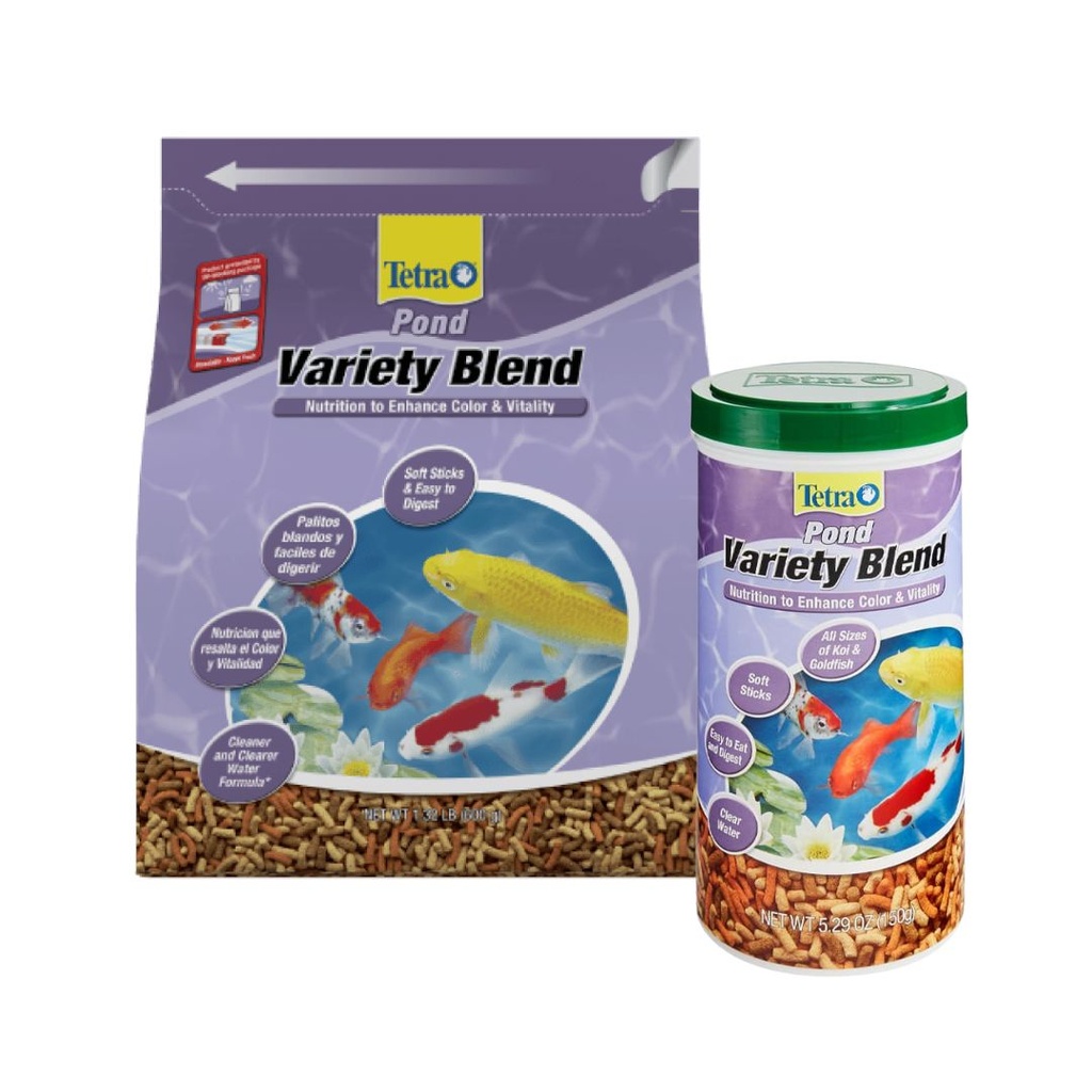 ALIMENTO PARA PECES KOI VARIETY BLEND POND STICKS TETRA | El Rejo Web