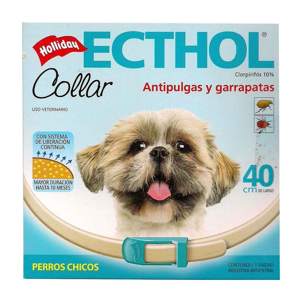 COLLAR ANTIPULGAS Y GARRAPATAS ECTHOL PERROS PEQUEÑOS | El Rejo Web