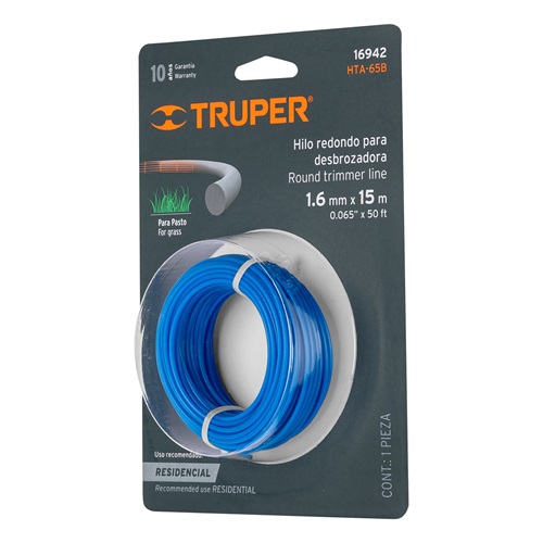 HILO TRUPER PARA CHAPEADORA ROLLITO AZUL 1.6MM*15M | El Rejo Web